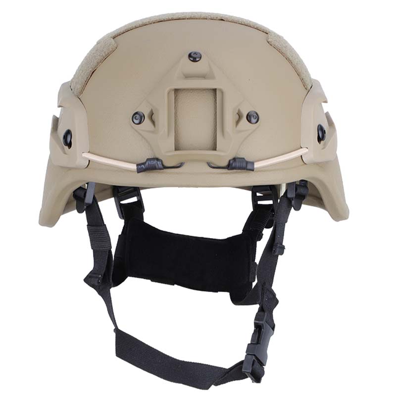 MICH 2000 Kevlar Ballistic Helmet Khaki - kms